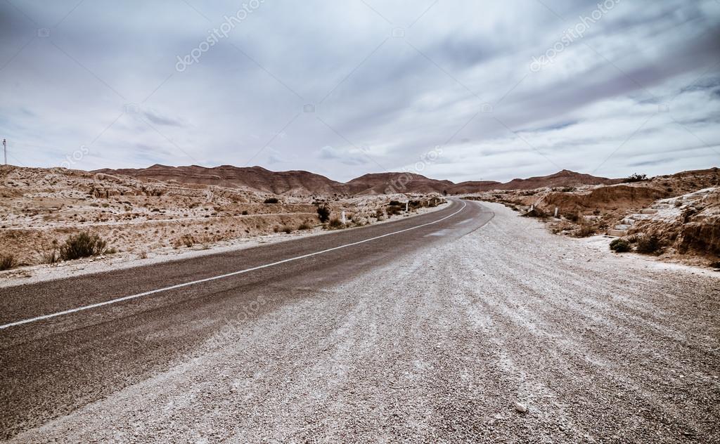 Desert road — Stock Photo © telesniuk #30063587