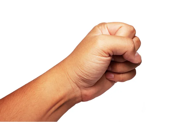 Hands in Scissor, Paper and Rock Game — Stock Photo © iinspiration ...