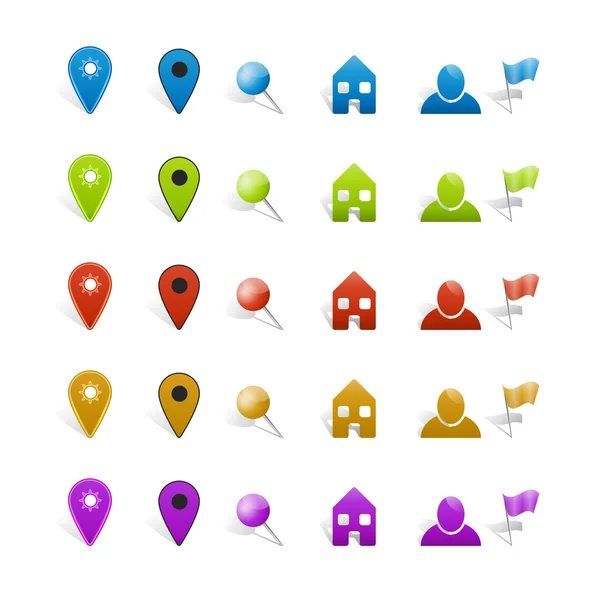 Conjunto de infografías vectoriales marcas de mapa 2023