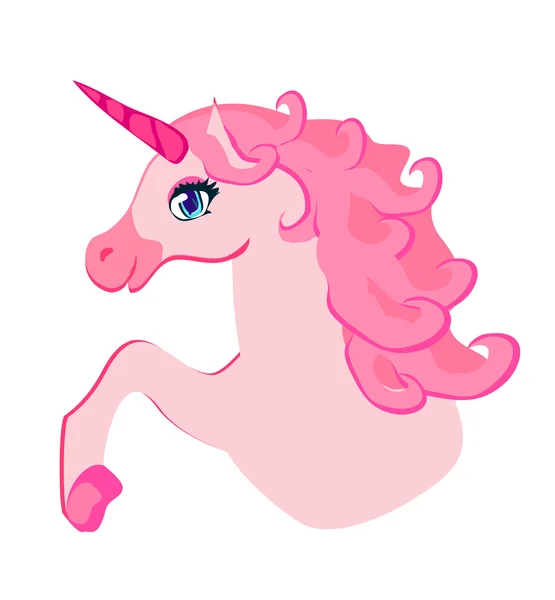 Little pink unicorn. — Stock Vector © sivanova #168234258