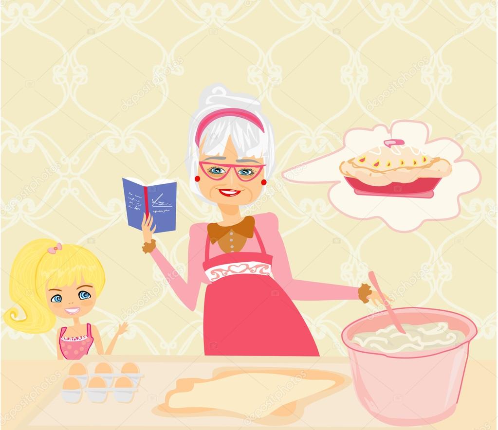 Cartoons Making Cookies