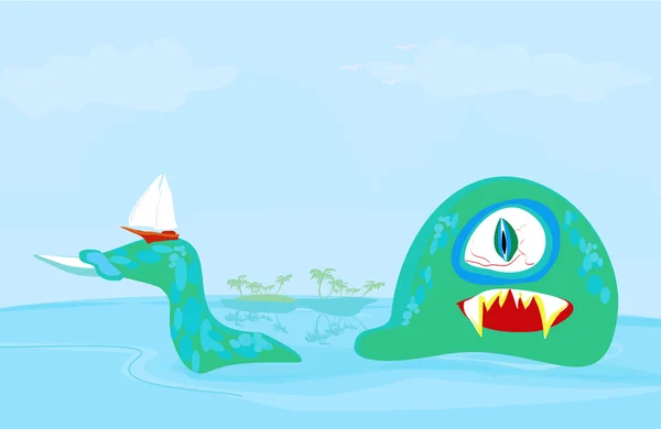 Mortalities of marine animals and birds of plastic trash — Stock Vector ...