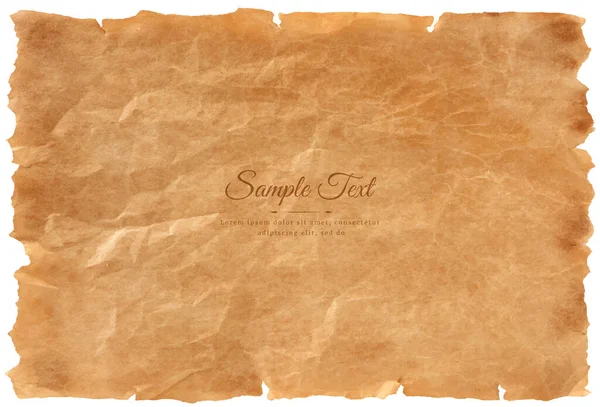 Old Parchment Paper Scroll Sheet Vintage Aged Texture Isolated White Stock Vector by ©panomja7 ...