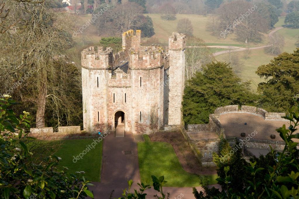Dunster Castle Gatehouse or Tenants Hall Somerset England – Stock ...