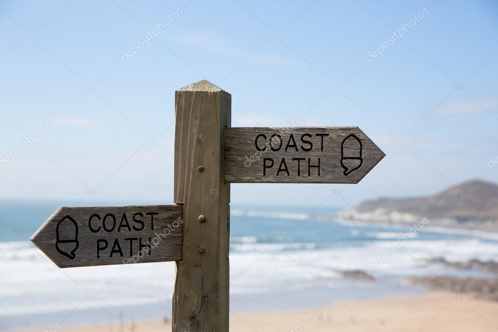 Coast path sign Stock Photo by ©acceleratorhams 24149847