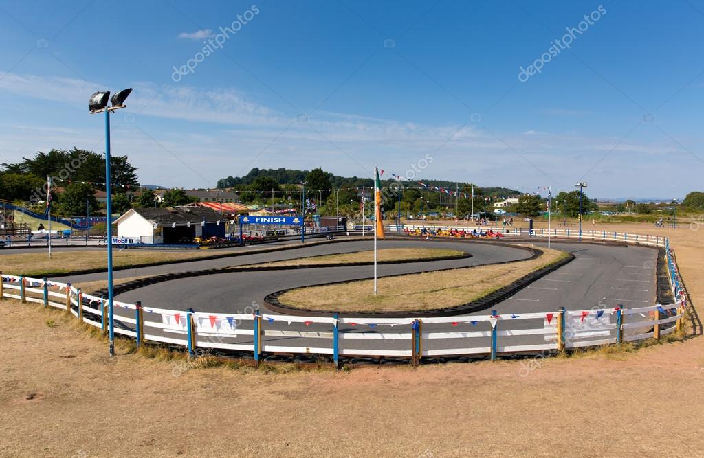 Go Karts y pista Dawlish Warren Devon Inglaterra 2022