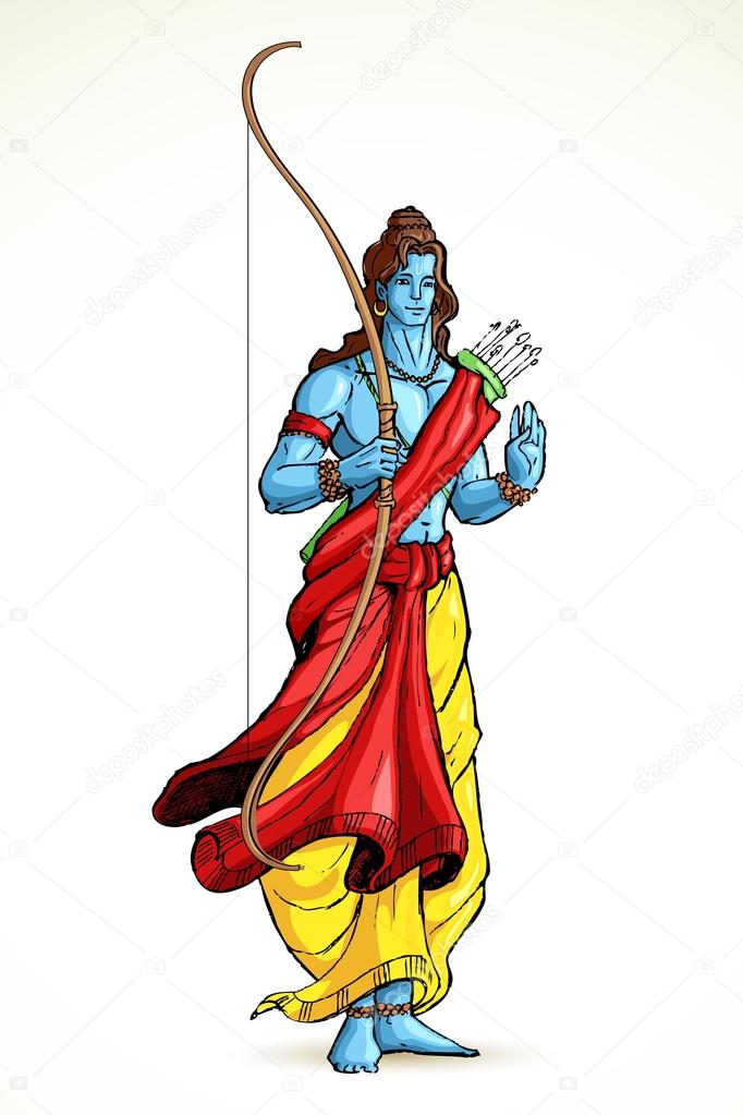 Lord Rama Stock Vector Image by ©stockshoppe #12454998 Lord Rama Stock Vector Image by ©stockshoppe #12454998