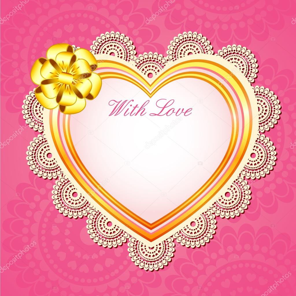 Love Frame Stock Vector by ©stockshoppe 22446357