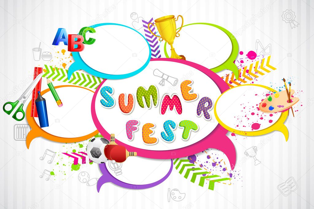 Summer Fest — Stock Vector © stockshoppe #23209750