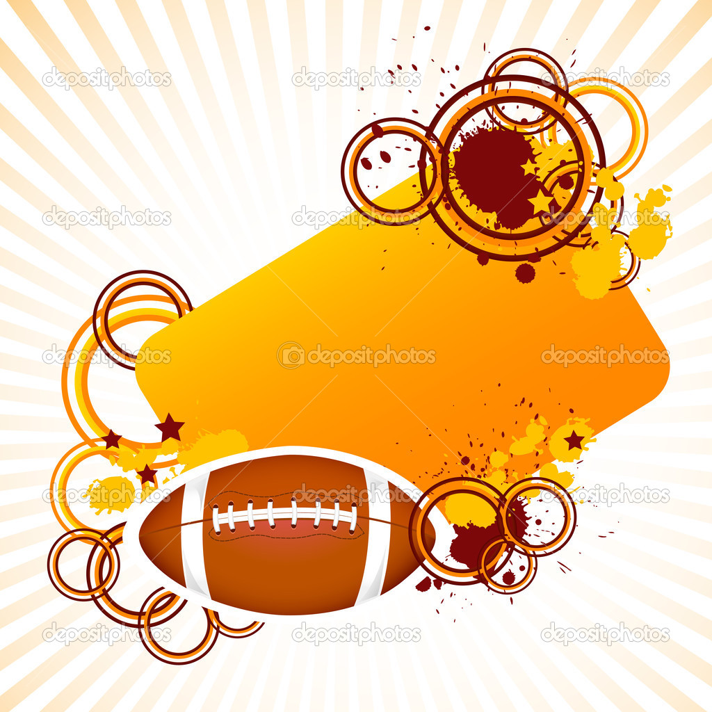 Rugby Ball Stock Vector Image by ©stockshoppe #23299824