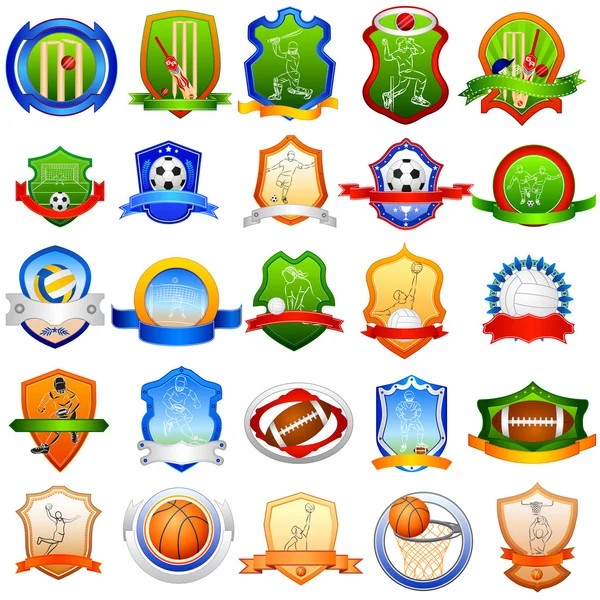 Sports badge, Royalty-free Sports badge Vector Images & Drawings ...