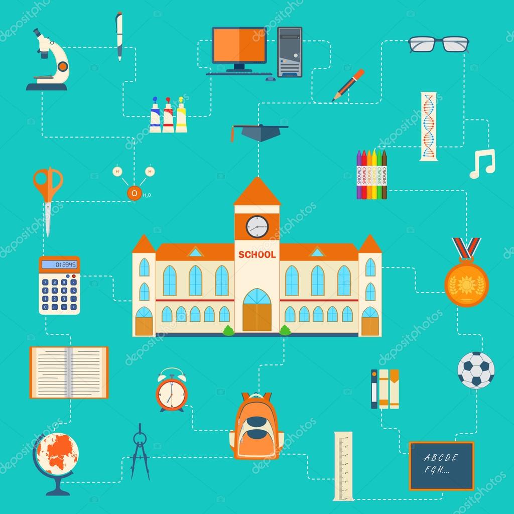 Education Pictogram Stock Vector Image by ©stockshoppe #45926023