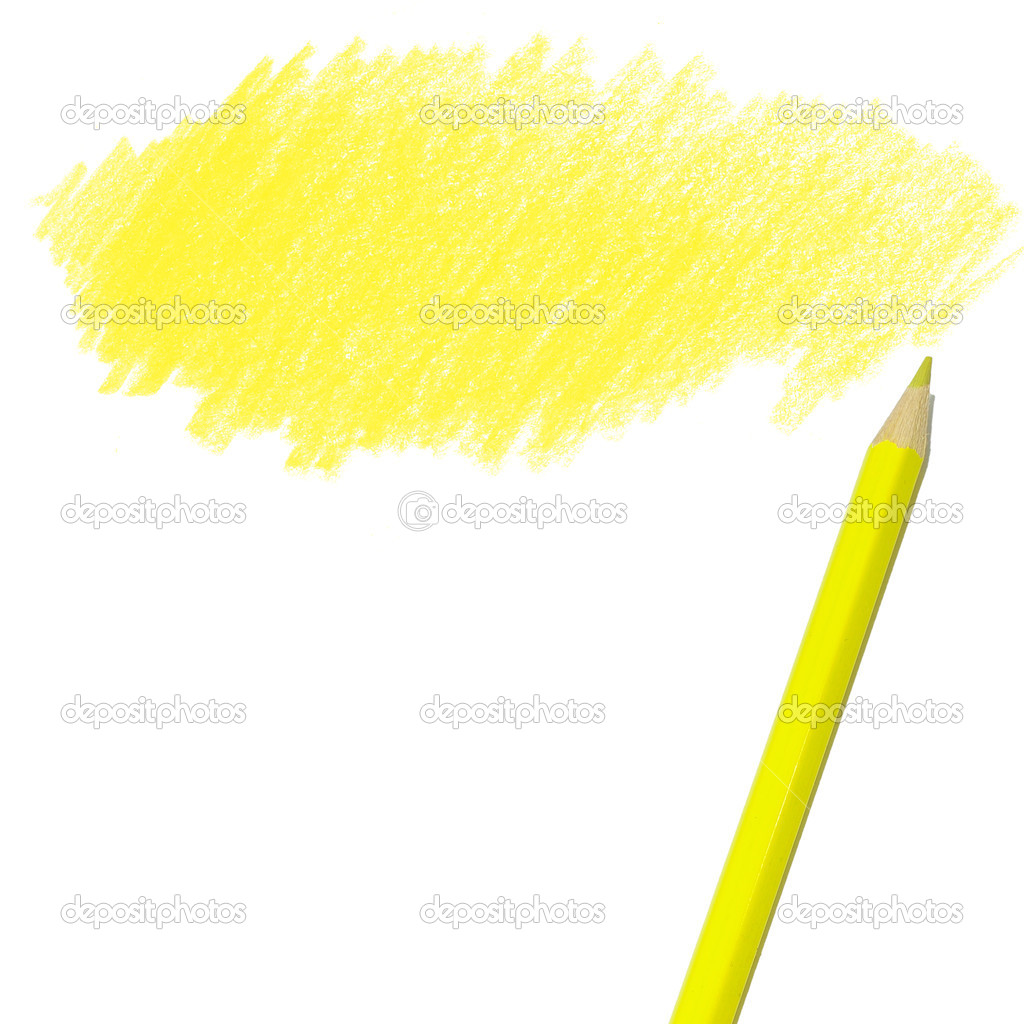Yellow Colored Pencil
