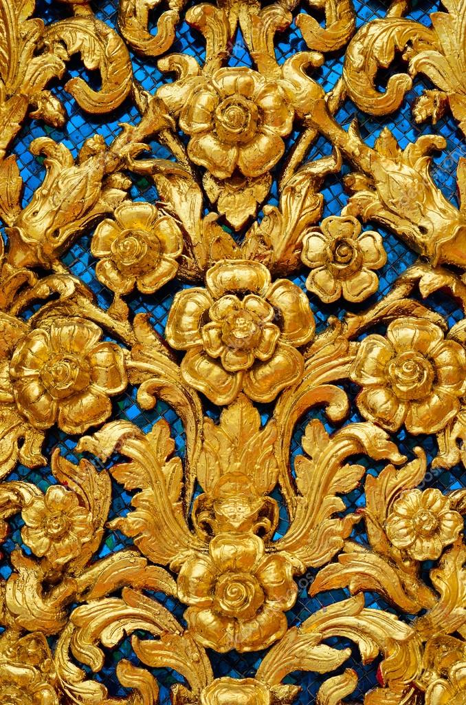 Golden flower texture Stock Photo by ©punphoto 33616035