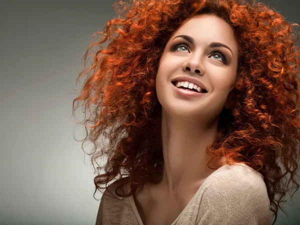 Long curly red hair Images, Royalty-free Stock Long curly red hair ...