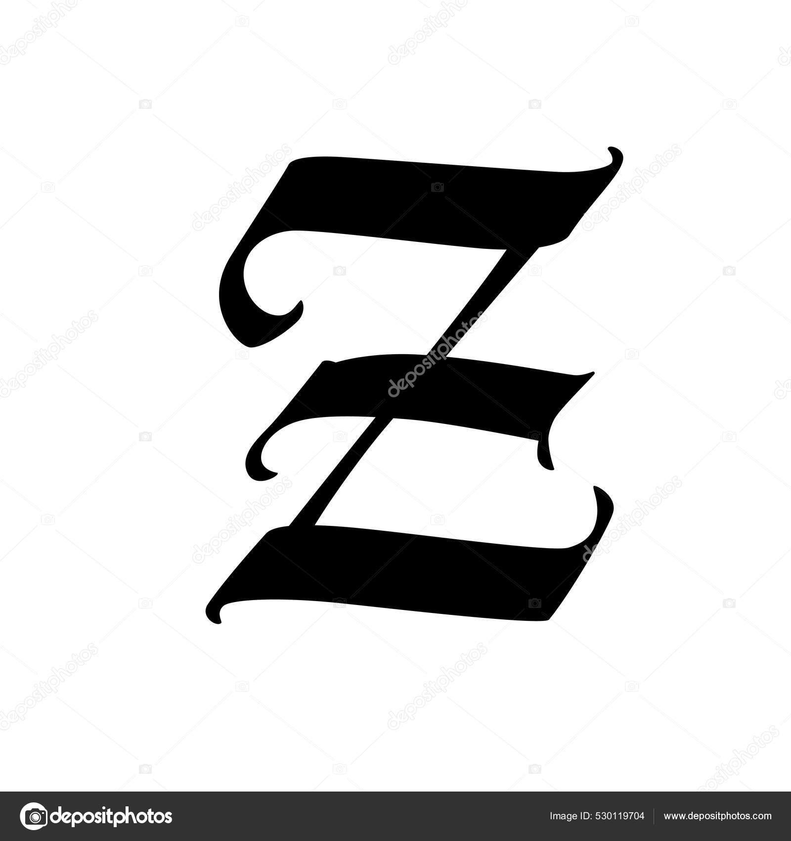 Alphabet Z Tattoo