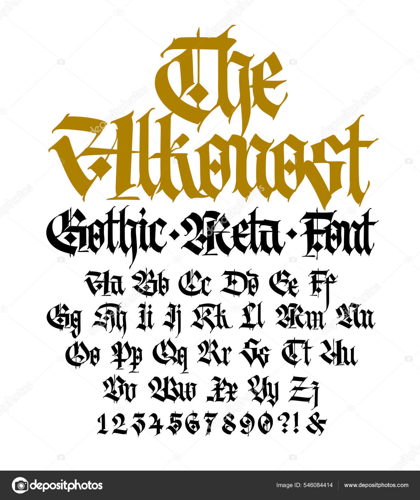 Gamle Bokstaver Bakgrunn