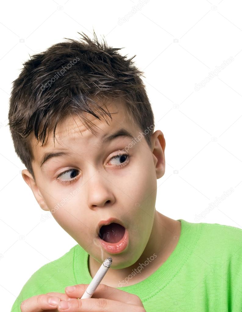 Boy with cigarette Stock Photo by ©bernadg 12833901