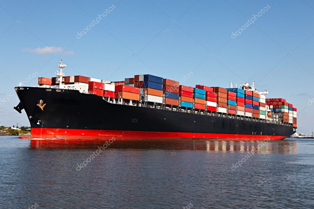 Cargo ship Stock Photo by ©khoroshkov 14418809