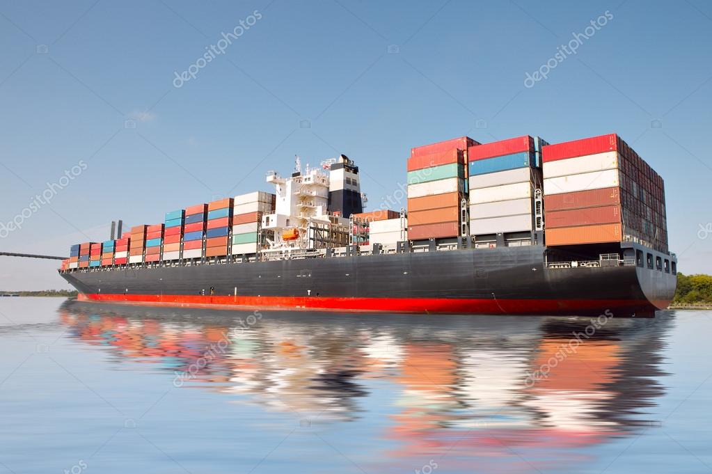 Cargo ship — Stock Photo © khoroshkov #22234157 Cargo ship — Stock Photo © khoroshkov #22234157