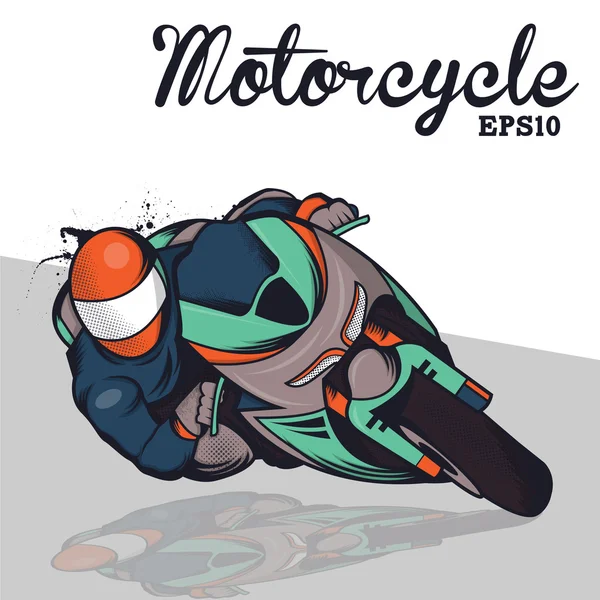 Motorbike wheelie cartoon Vector Art Stock Images | Depositphotos