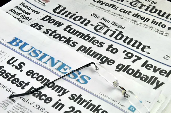 Negative newspaper headlines Stock Photos & Royalty-Free Images ...