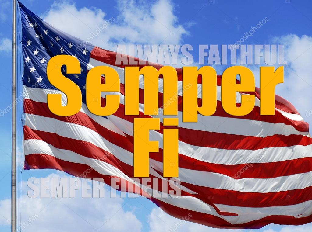 Always Faithful - Semper fi. Stock Photo by ©alancrosthwaite 18546203