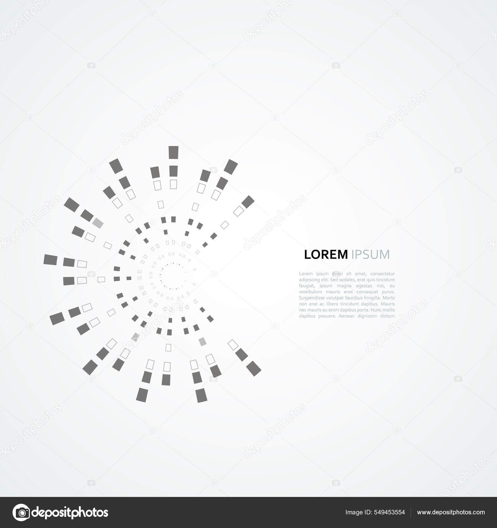 Technology circle design. Modern shapes template. Vector connect lines ...