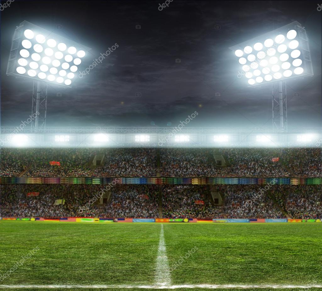 Stadium with fans Stock Photo by ©Krivosheevv 46175245