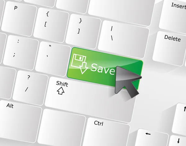 Jobs Keyboard Concept — Stock Vector © maxmitzu #20298979