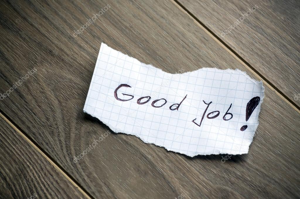 Good Job Stock Photo by ©maxmitzu 29932983