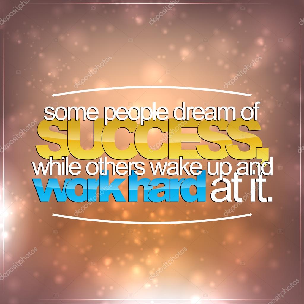 Work hard for success Stock Vector Image by ©maxmitzu #43672453