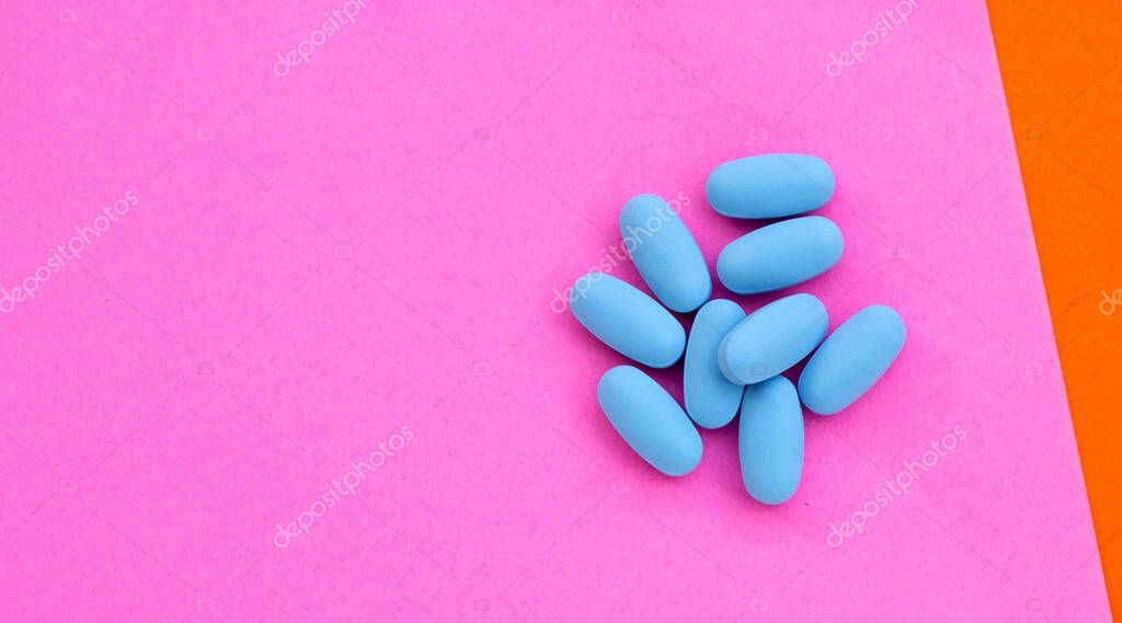 PrEP (profilaxis previa a la exposición) pastillas azules utilizadas ...