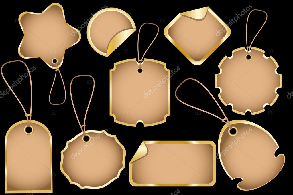 Dummies of stickers and notes — Stock Vector © vivelafrance #20144189