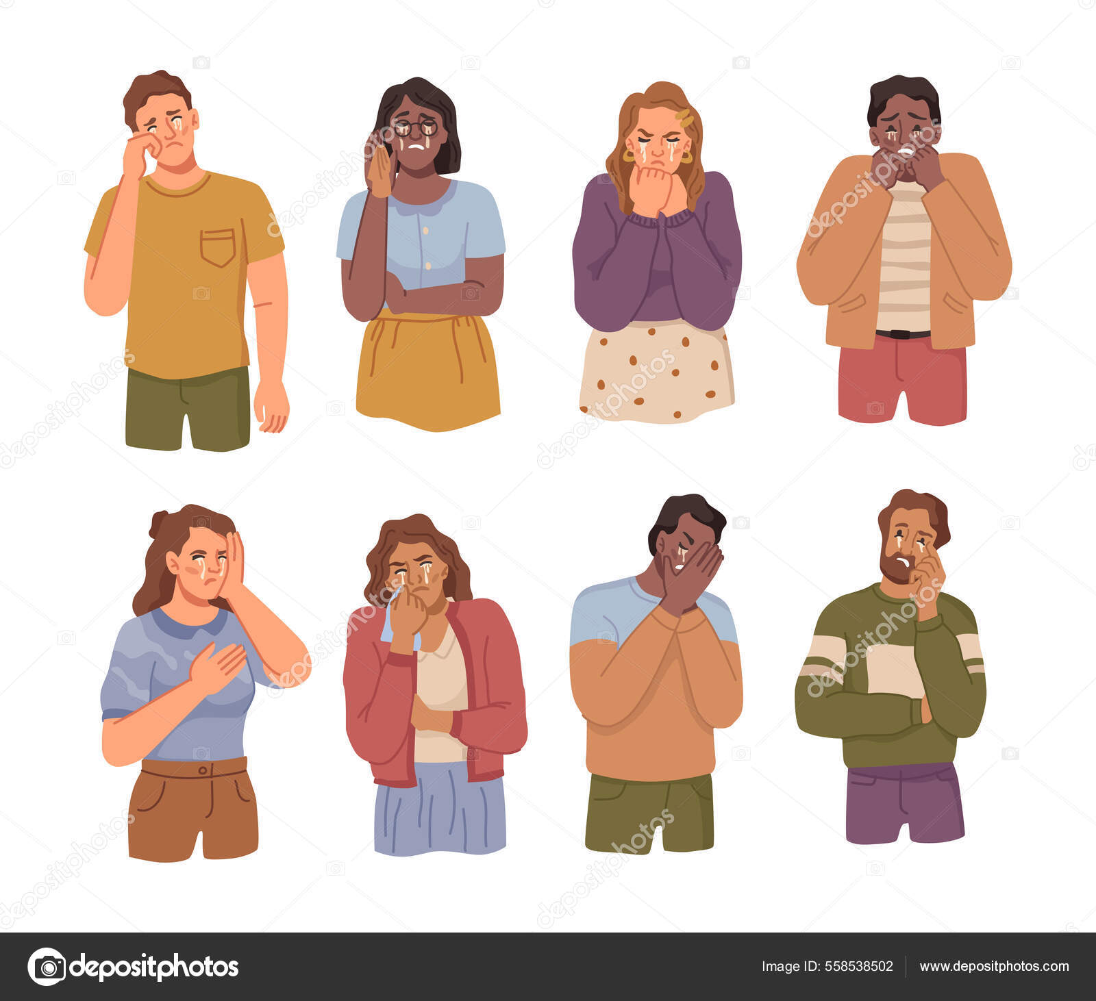 Anguish Clipart People