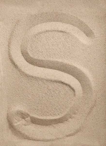 Letter B from sand — Stock Photo © Marysa033 #13806848