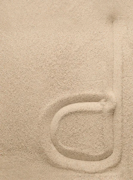 Letter h from sand — Stock Photo © Marysa033 #15888369