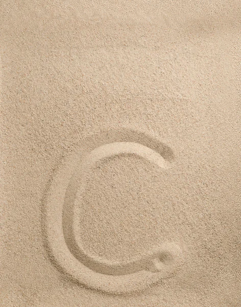 Letter n from sand — Stock Photo © Marysa033 #15888427