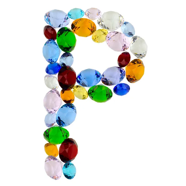 Letter R of gems — Stock Photo © Marysa033 #20717167