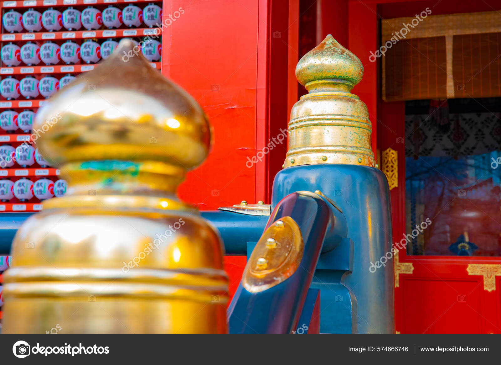 Main Temple Japanese Traditional Shrine Chiyoda District Tokyo Japan ...