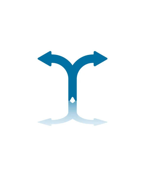 Three Splitting Arrows Stock Vector Image by ©brunoil #9227894