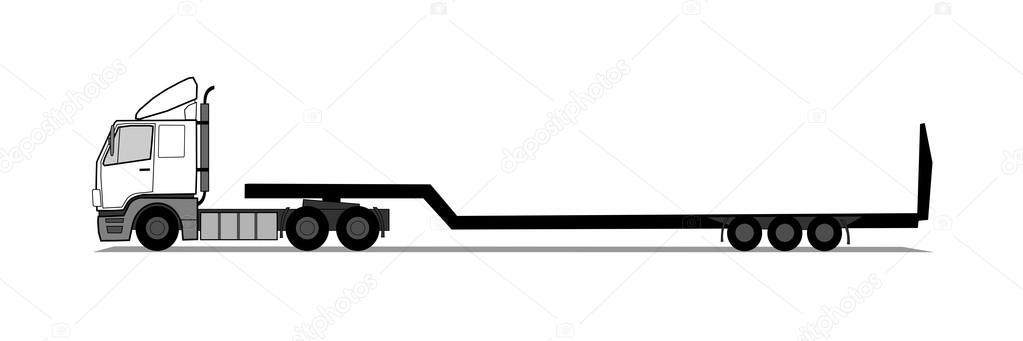 Trailer — Vector de stock © brudercz #13423055