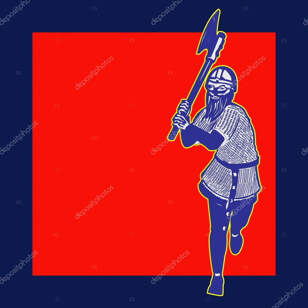 Warrior Label Stock Vector by ©petrafler 30825945