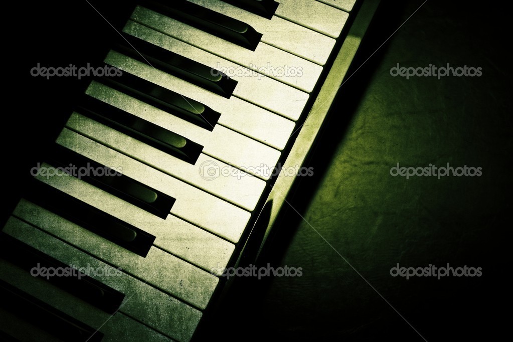 Old piano keyboard — Stock Photo © Surabky #14885683