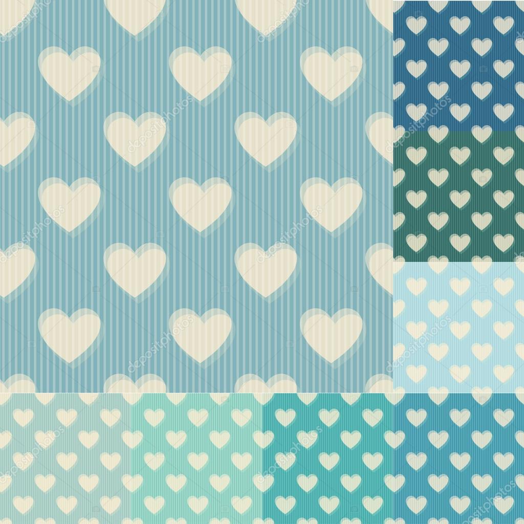 Seamless heart background pattern Stock Vector Image by ©pauljune #39732875