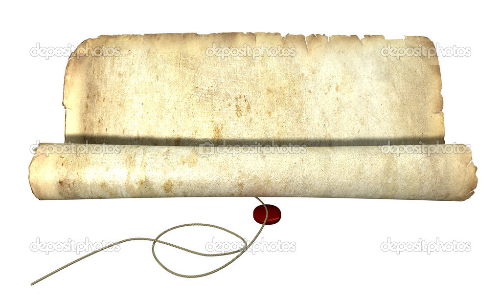 Old Scroll Unrolling With String Stock Photo by ©albund 14516897