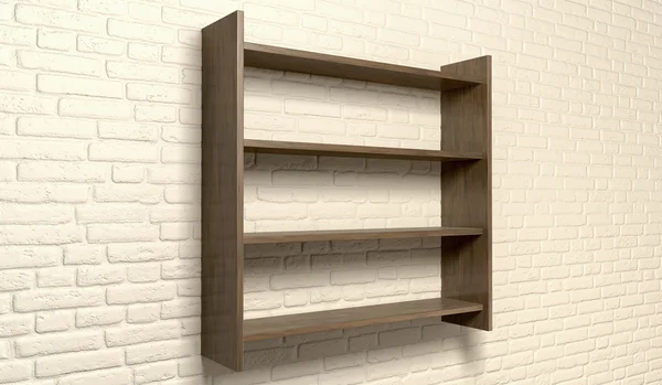 Shelf On A Wall Front Stock Photo by ©albund 16979603