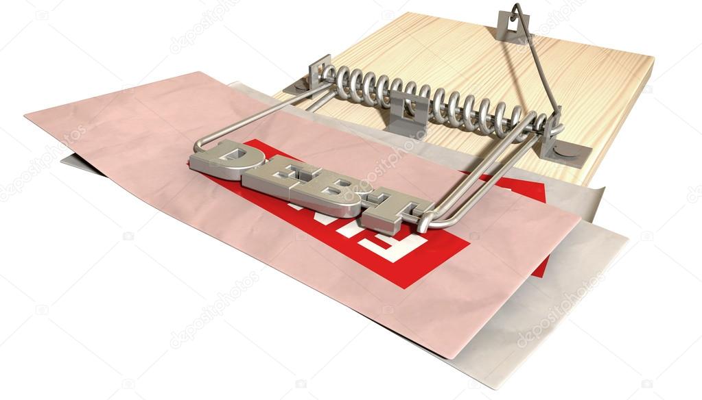 Mouse Debt Trap Font Bills Stock Photo by ©albund 18440883