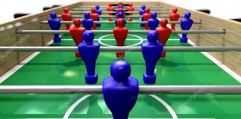 Foosball Table Perspective Stock Photo by ©albund 30911371