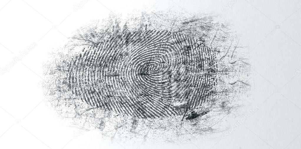 Dusted Crime Scene Fingerprint Stock Photo by ©albund 33034513